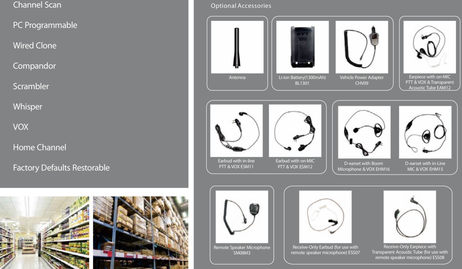 Hytera TC - 580 Two Way Analog Radio | Eventtone