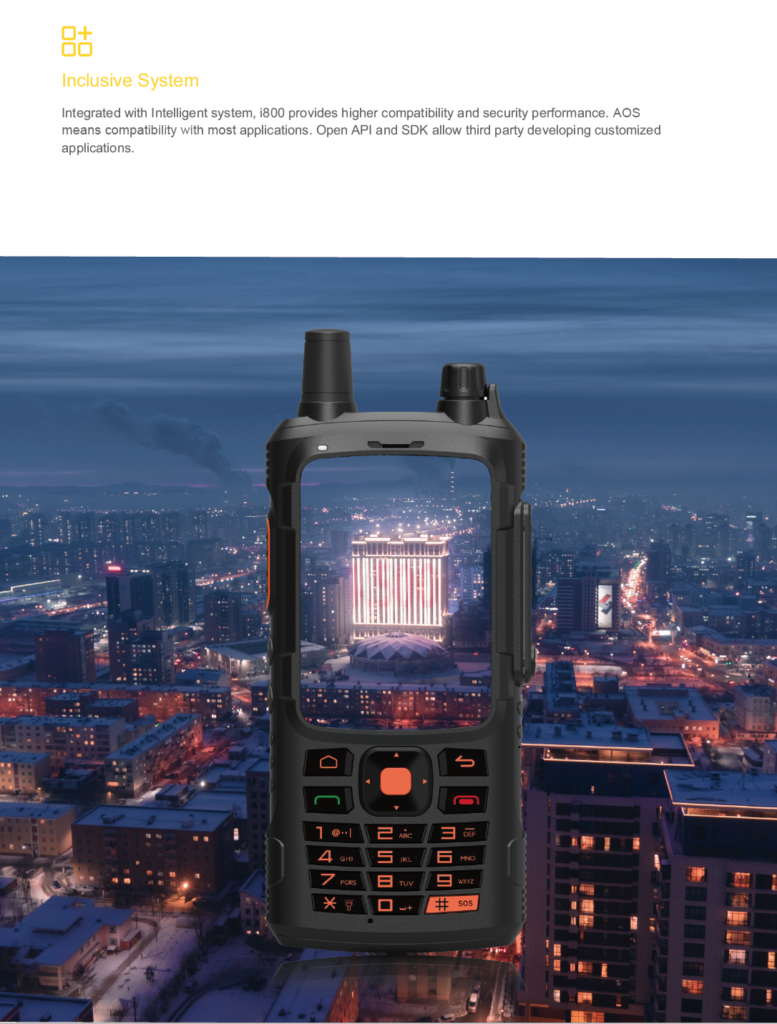 Direct PTT i800 Smart PTT Device. Two Way Cellular Radio Hybrid With ...