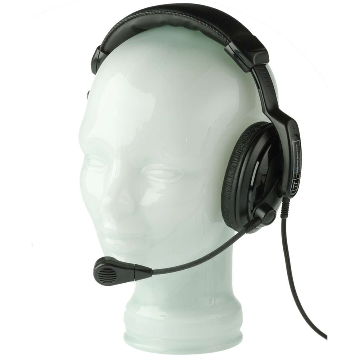 Direct PTT Single Ear Production Headset with Boom Microphone | Eventtone